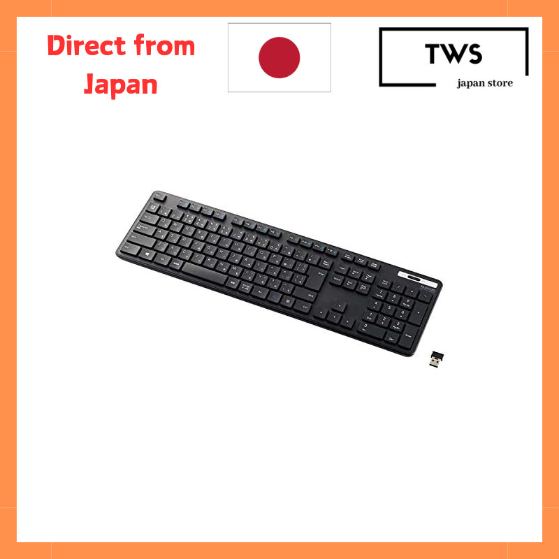 ELECOM Wired and Wireless Keyboard Sets - Slim, Membrane, Antibacterial, Full-Size with Numeric ...