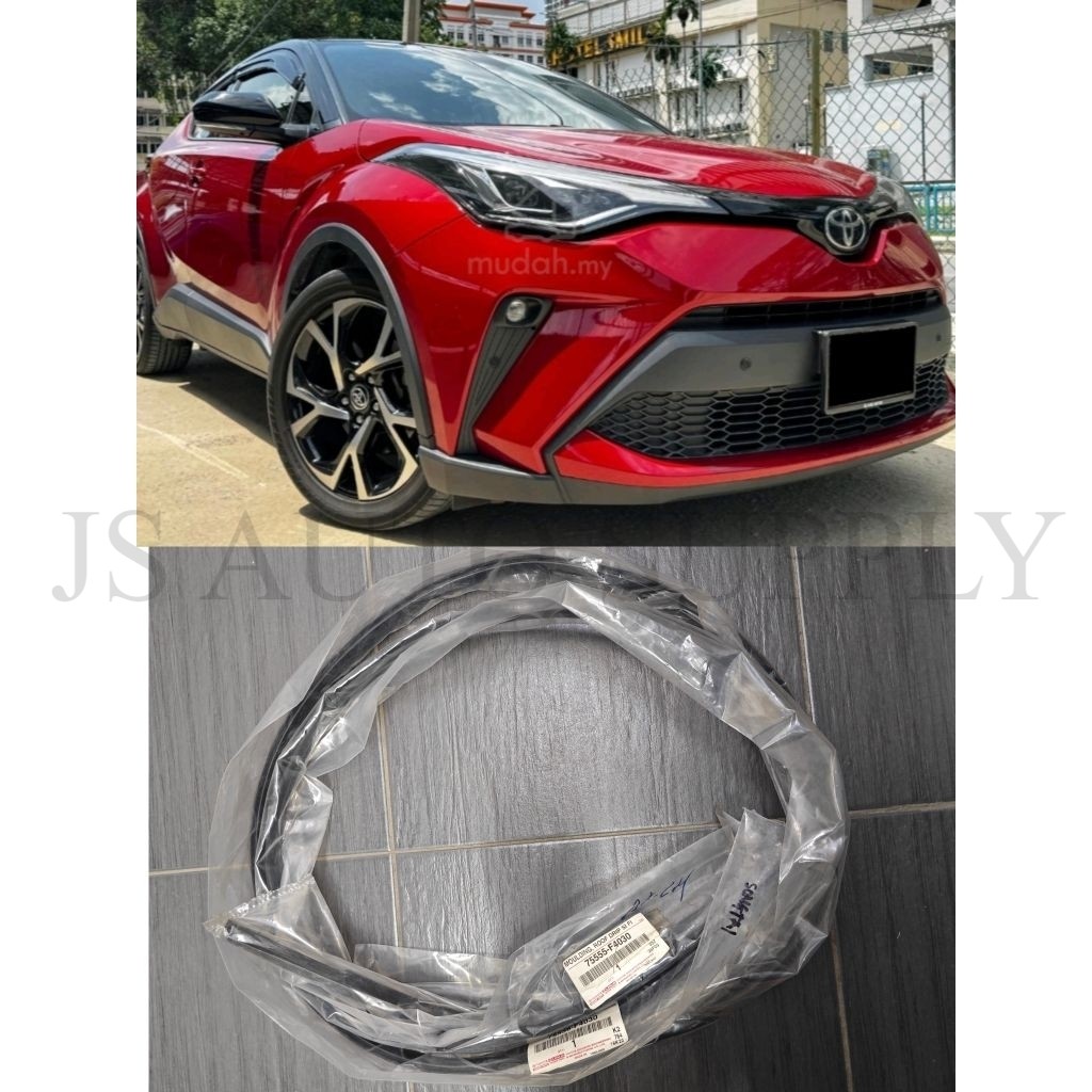 *Toyota Zgx11 C-HR 2018 Roof Moulding Rubber/ Getah Bumbung 75556-F4030 ...