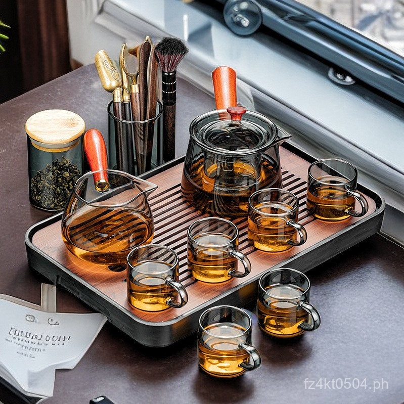 Tea Set for Office and Home Use2024Set Glass Kung Fu Tea Cup Drinking ...