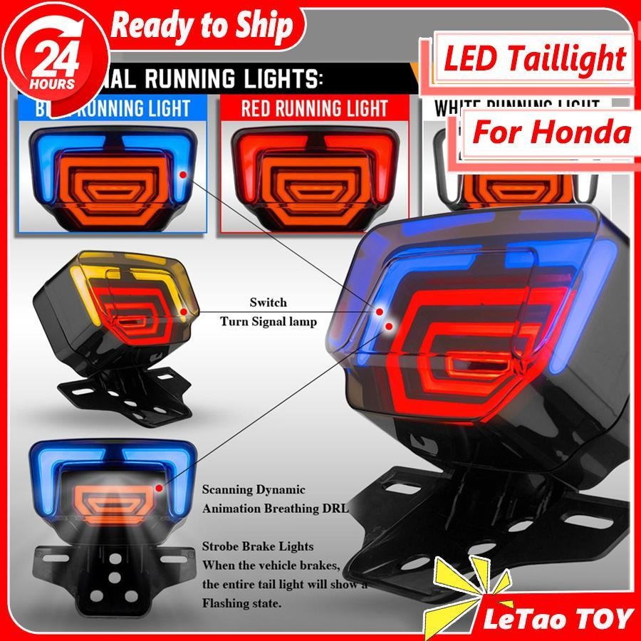 LED Taillight Motorcycle Brake Light Assy stoplight with Blinkers ...