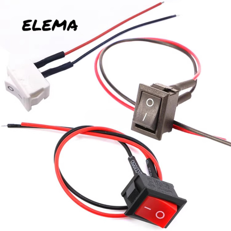 KCD1 Boat type switch with wire power switch Rocker switch Line length ...