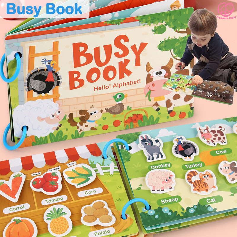 Baby Busy Quiet Book Toys Children Toys Early Education Activity ...