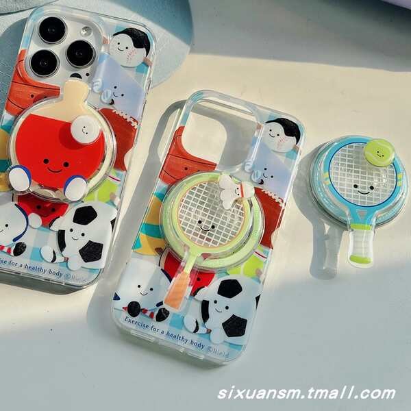 pop socket magsafe popsocket Jellycat racket cartoon table tennis ...
