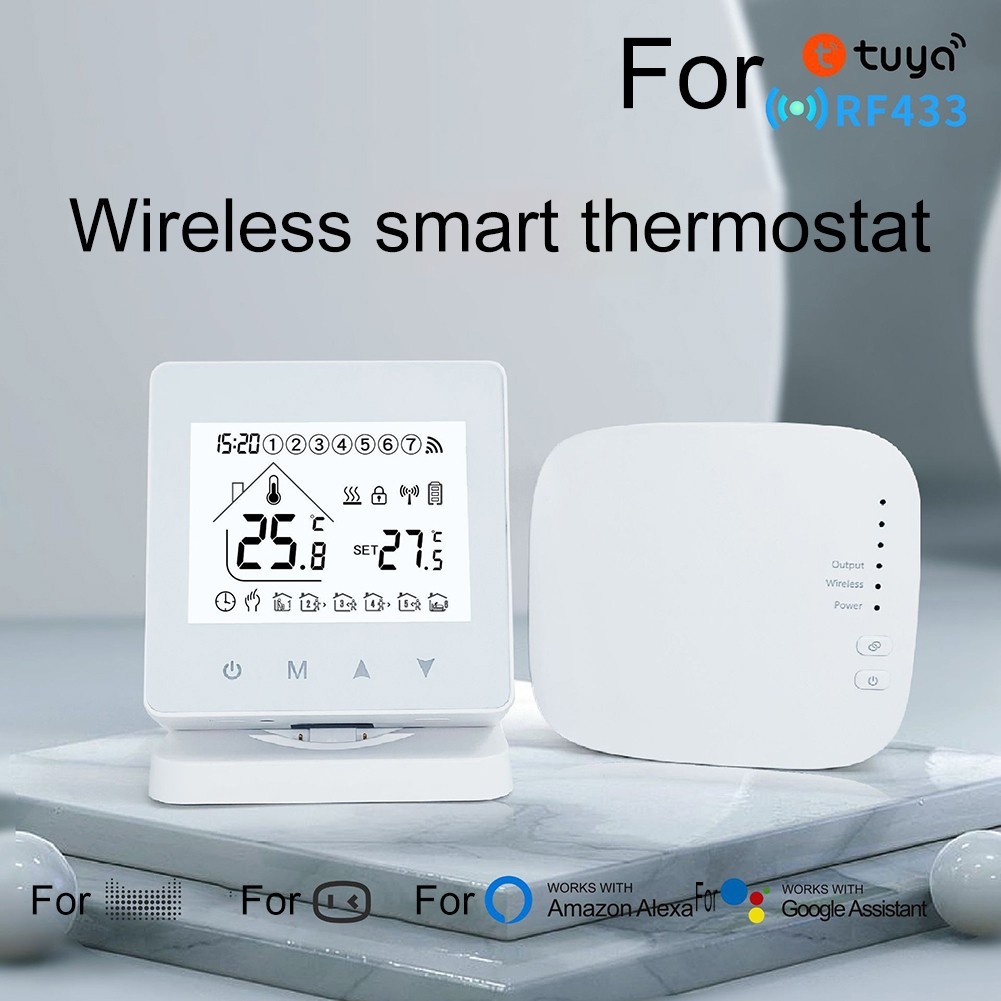 Touch Screen Wireless Thermostat for Smart Home For Gas Boiler Control ...