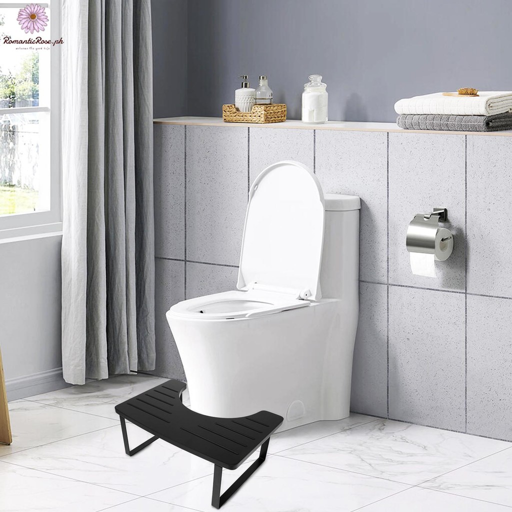 Wood Poop Stool Stable Toilet Squat Stool Folding Adult Toilet Poop ...