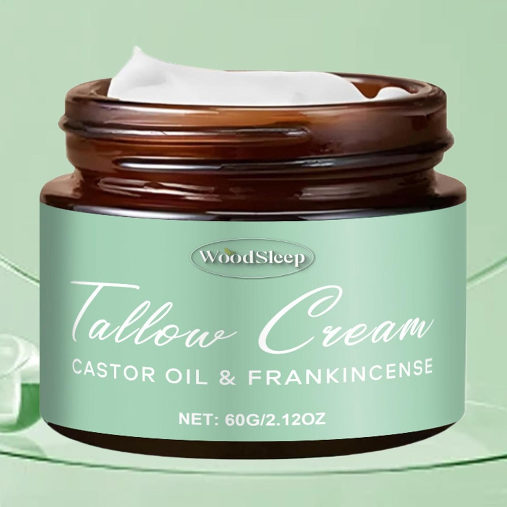 Beef Tallow Cream Portable Face Moisturizer for Dry Skin 60g Organic ...