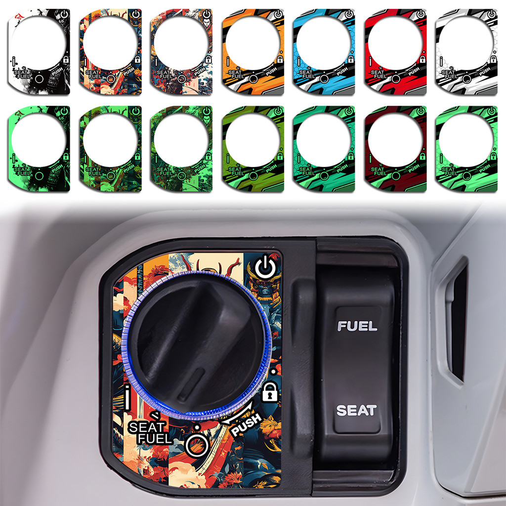 Switch ignition Key Cover Sticker Luminous/3M Keyholder Motorcycle ...