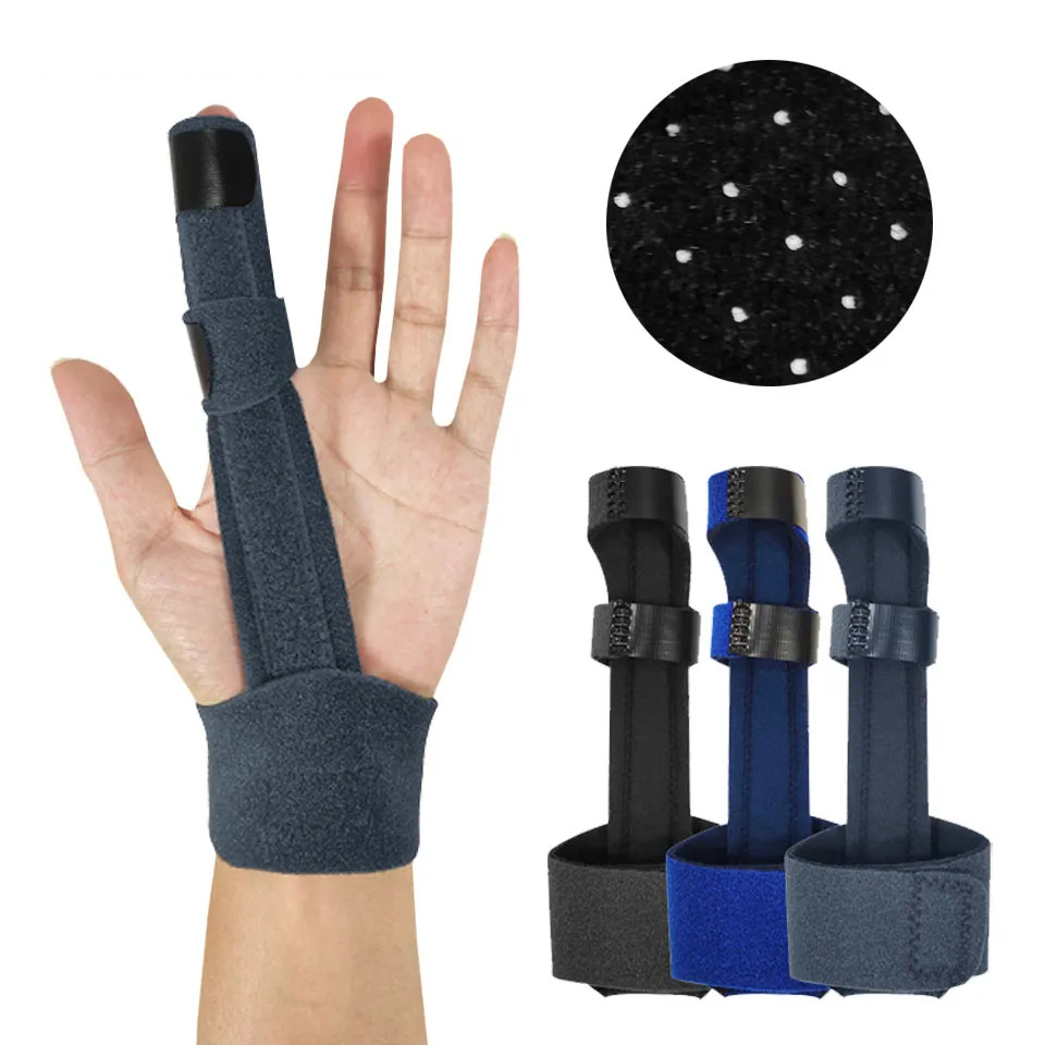 1PCS Adjustable Finger Splint Brace Thumb Stabilizer Built-in Aluminum ...