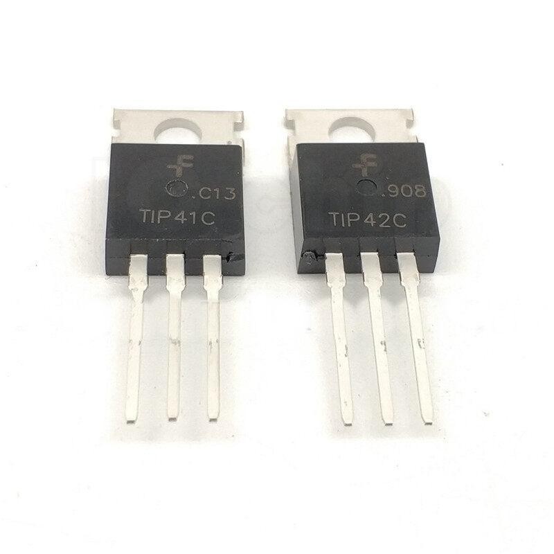 TIP41C TIP42C TO-220 Fairchild Bipolar Transistor Triode Original- SOLD ...