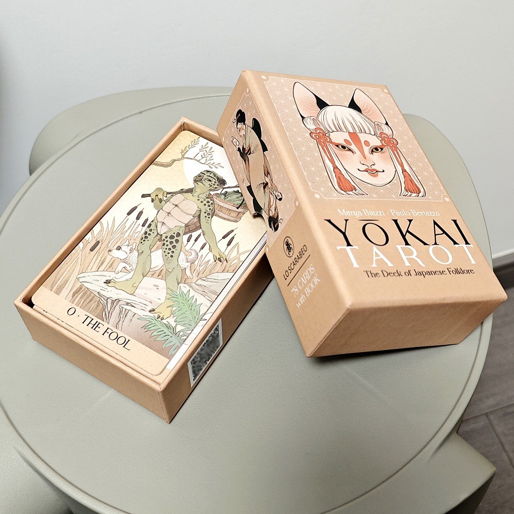 Yokai Tarot The Deck of Japanese Folklore 12*7cm 78pcs In Rigid Box ...