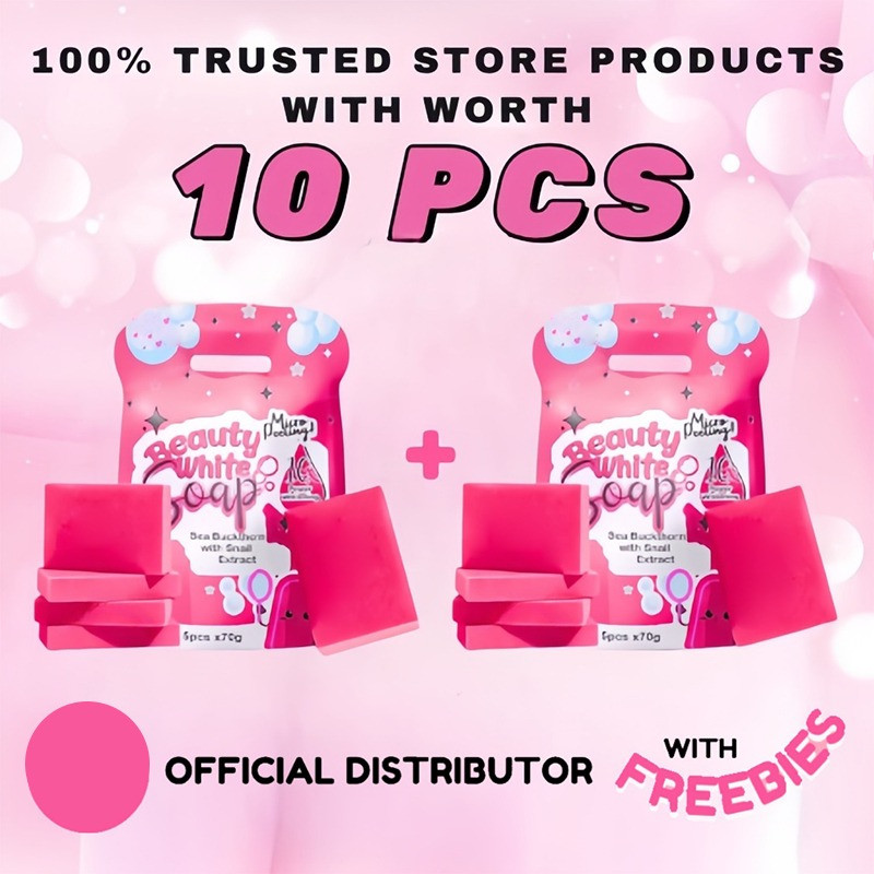 BEAUTY WHITE SOAP Micro Peeling 10X Power Whitening 5PCS BAR SOAP PER ...