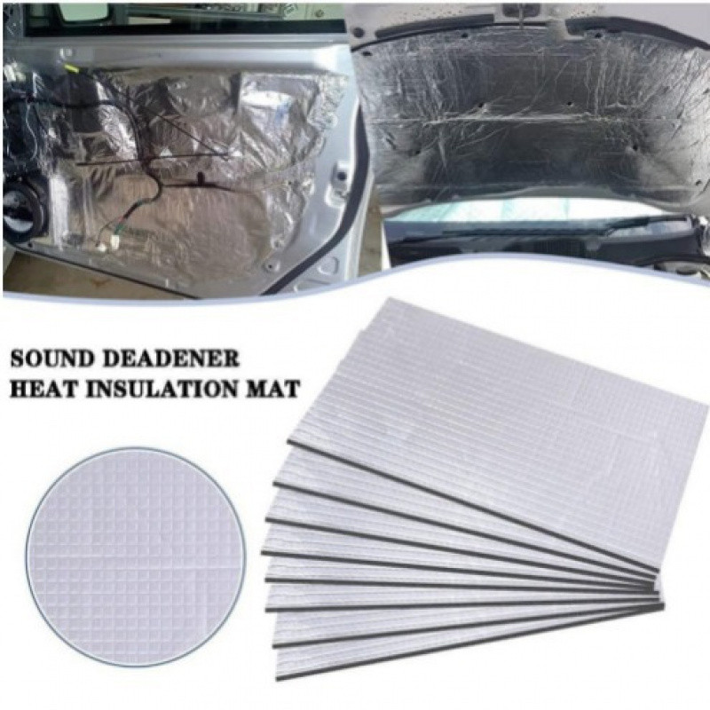 5pcs 25*18cm Car Heat Shield Insulation Deadening Mat Sound Proofing ...
