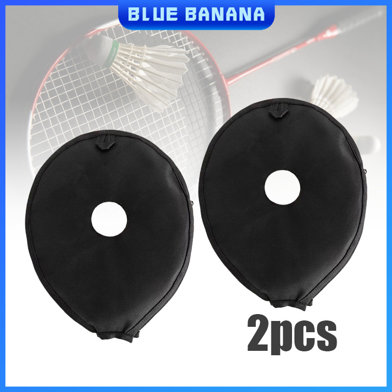 2Pcs Badminton Racquet Head Cover Canvas Badminton Resistance Training ...