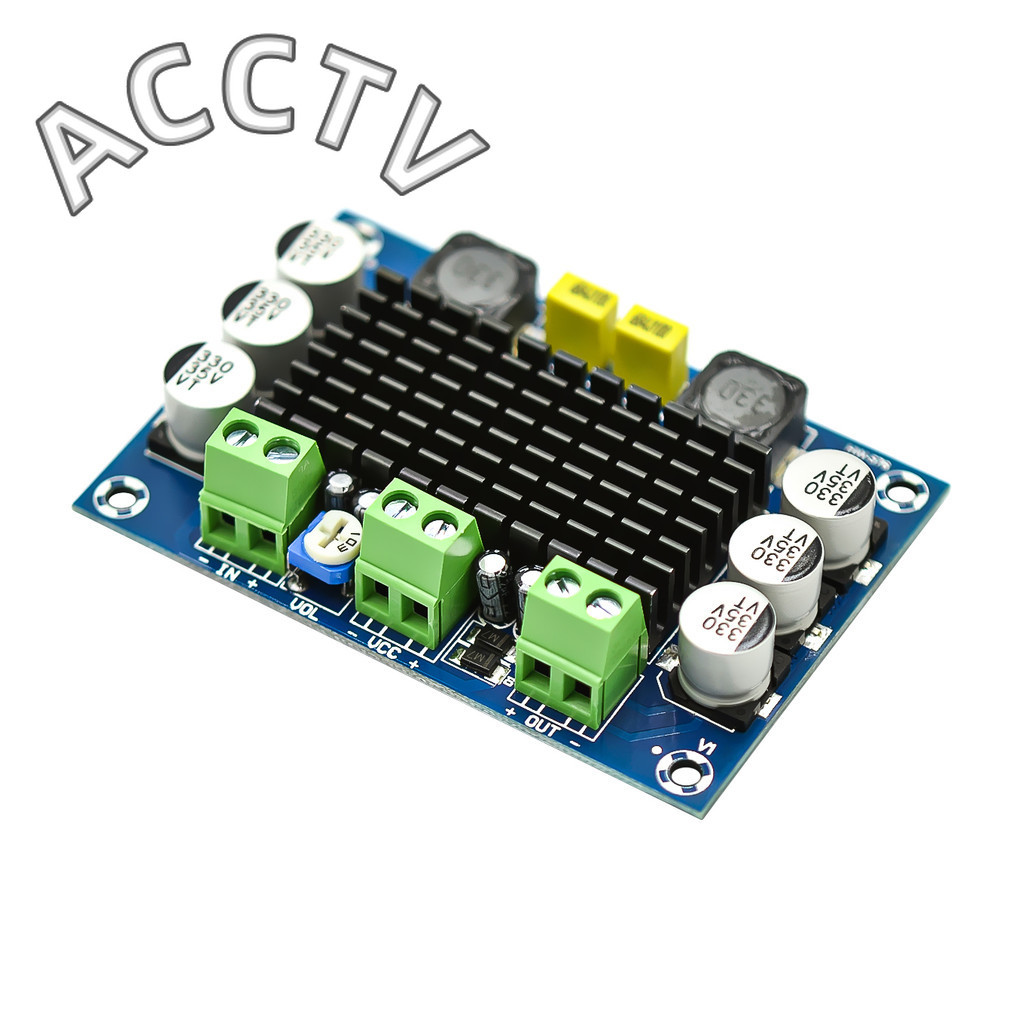 XH-M542 DC 12-26V 100W Mono Channel Digital Power Audio Amplifier Board ...