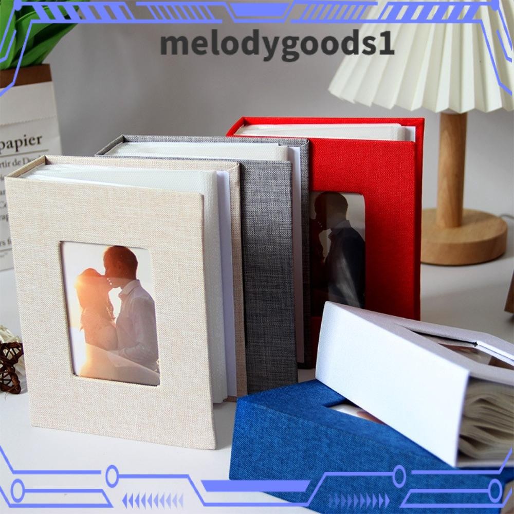 MELODYGOODS1 Photo Album, 100 Pockets DIY Writable Small Scrapbook ...