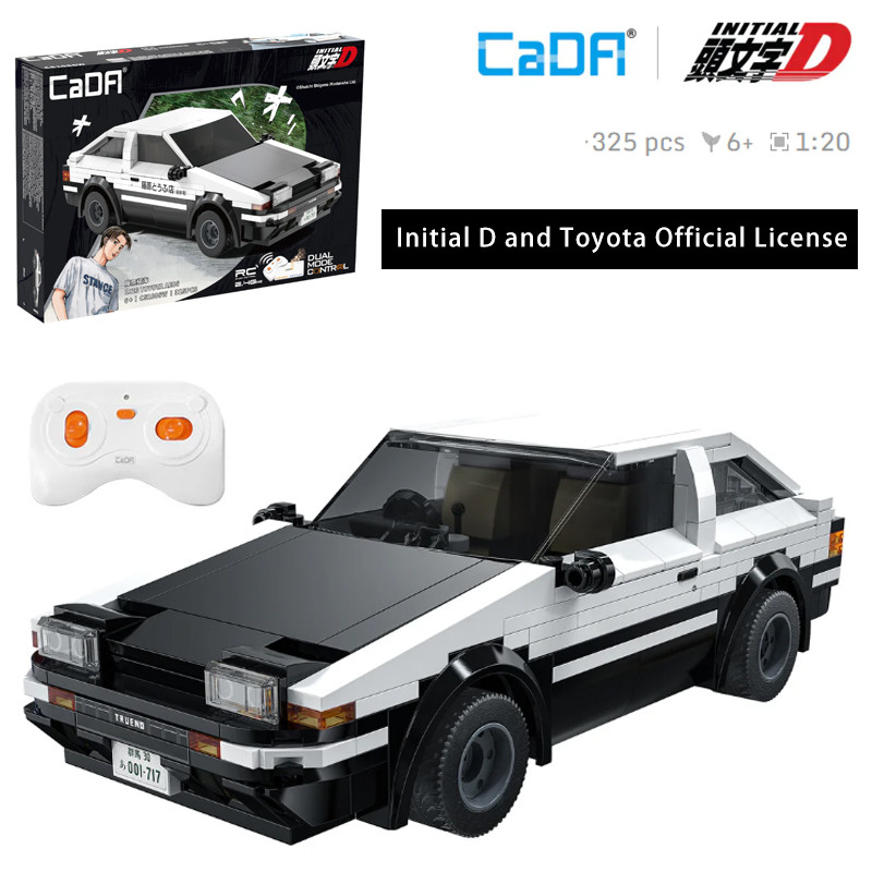 CaDA Bricks 1:20 Initial D 1:20 AE86 Trueno C51086 (325 Pcs) Creator ...