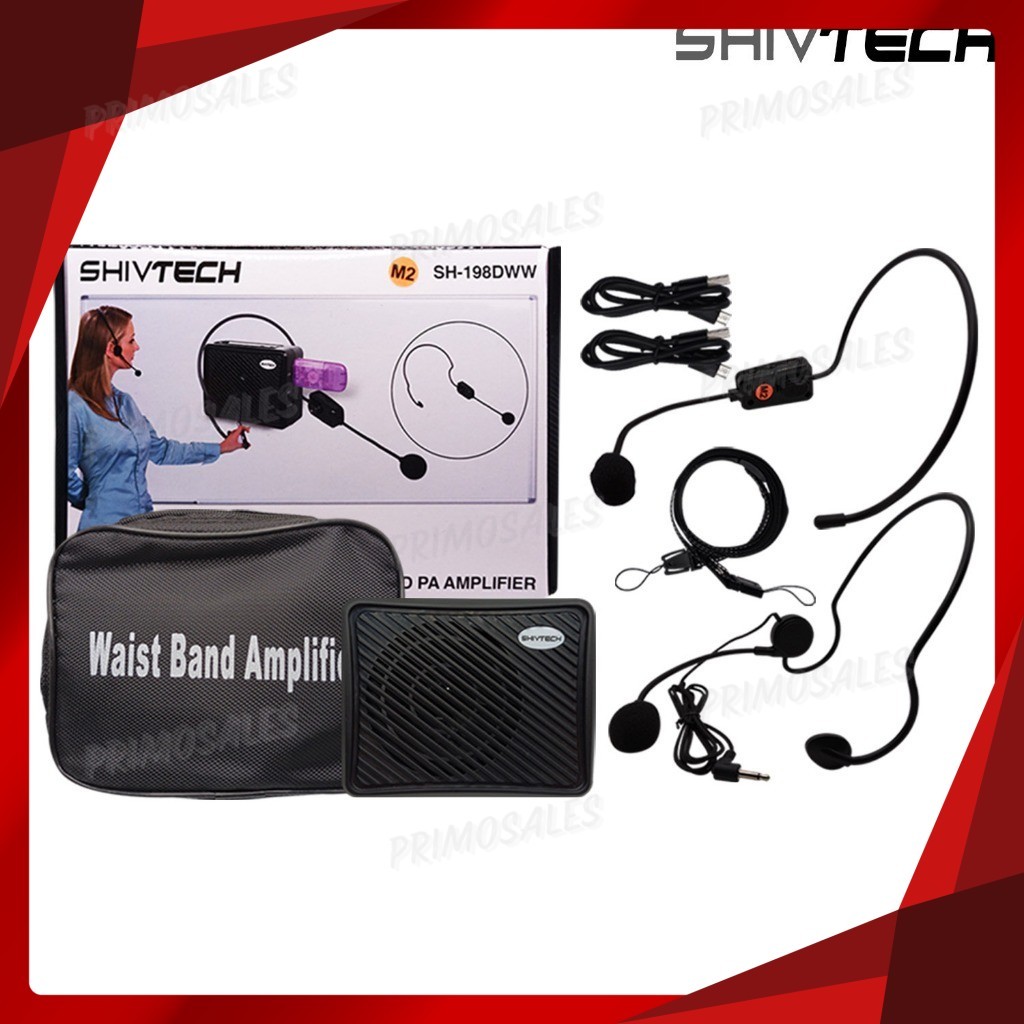Shivtech SH-198DWW Waist band Amplifier (with FM Radio) | Shopee ...