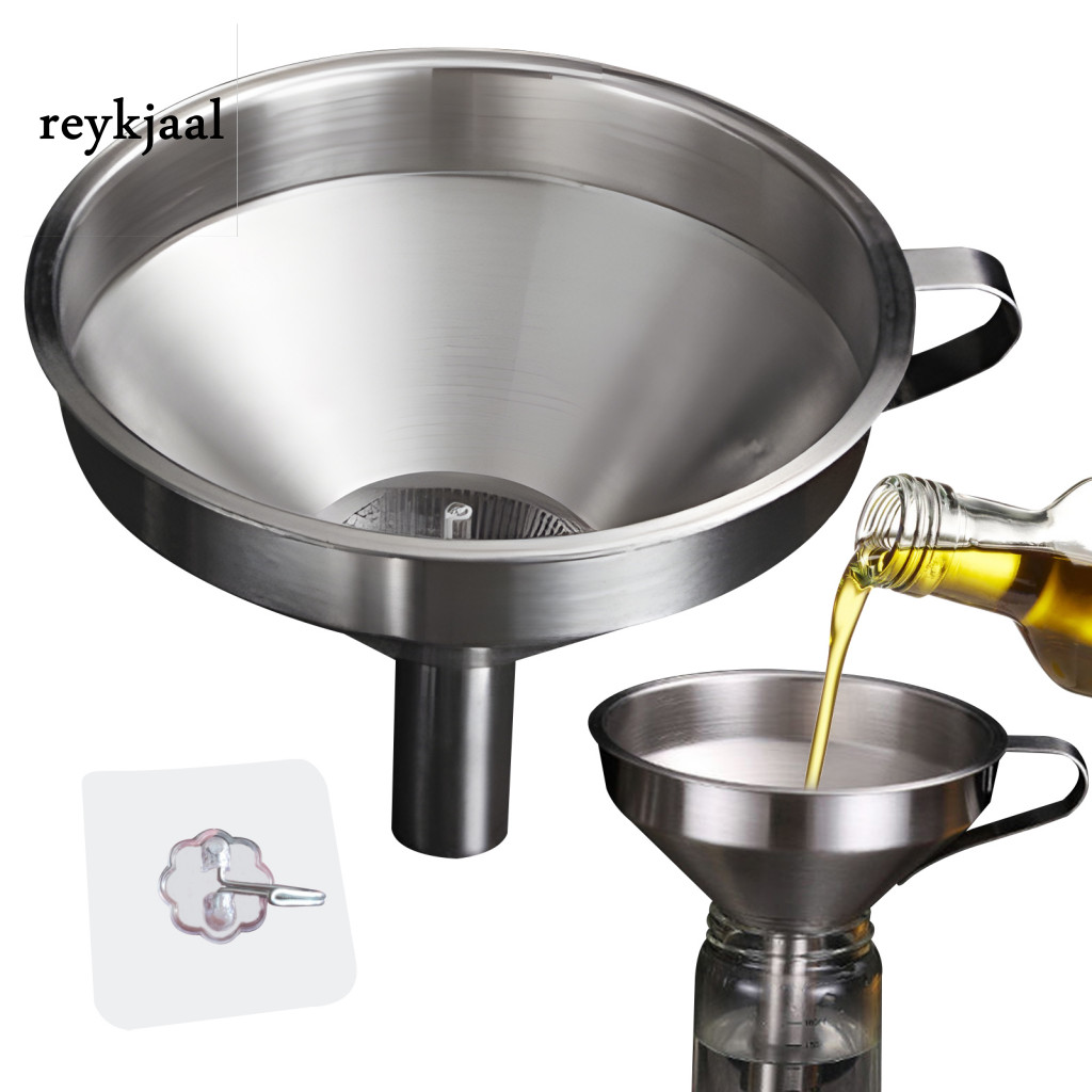 Multi-purpose Metal Funnel High Heat Resistant Stainless Steel Funnel ...