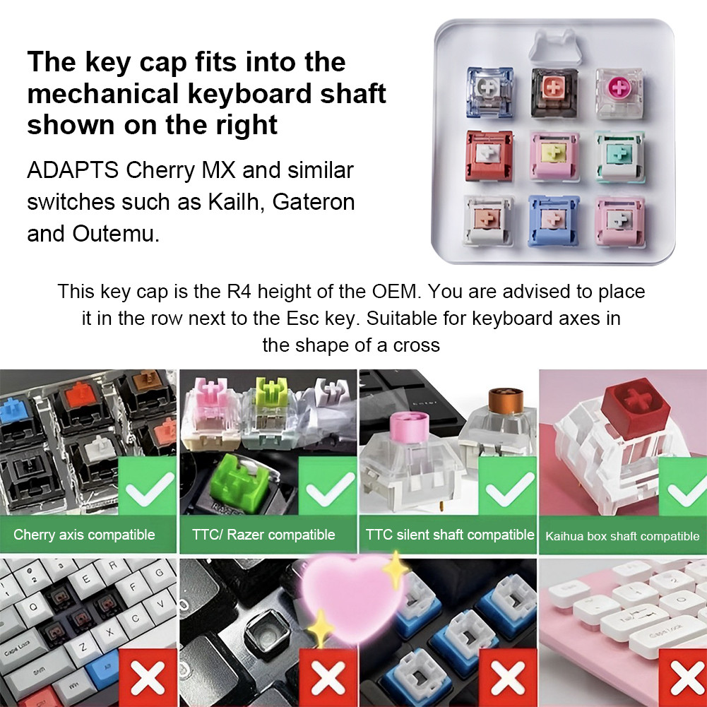 Resin Dry Flowers Keycap Resin Keyboard Cap Handmade Epoxy Resin DIY ...
