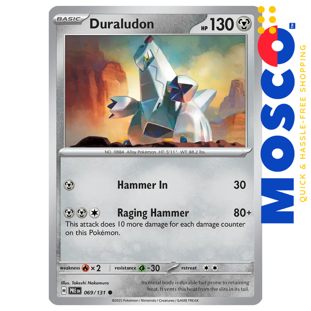 Duraludon - 069/131 Prismatic Evolutions | Pokemon TCG | Shopee Philippines