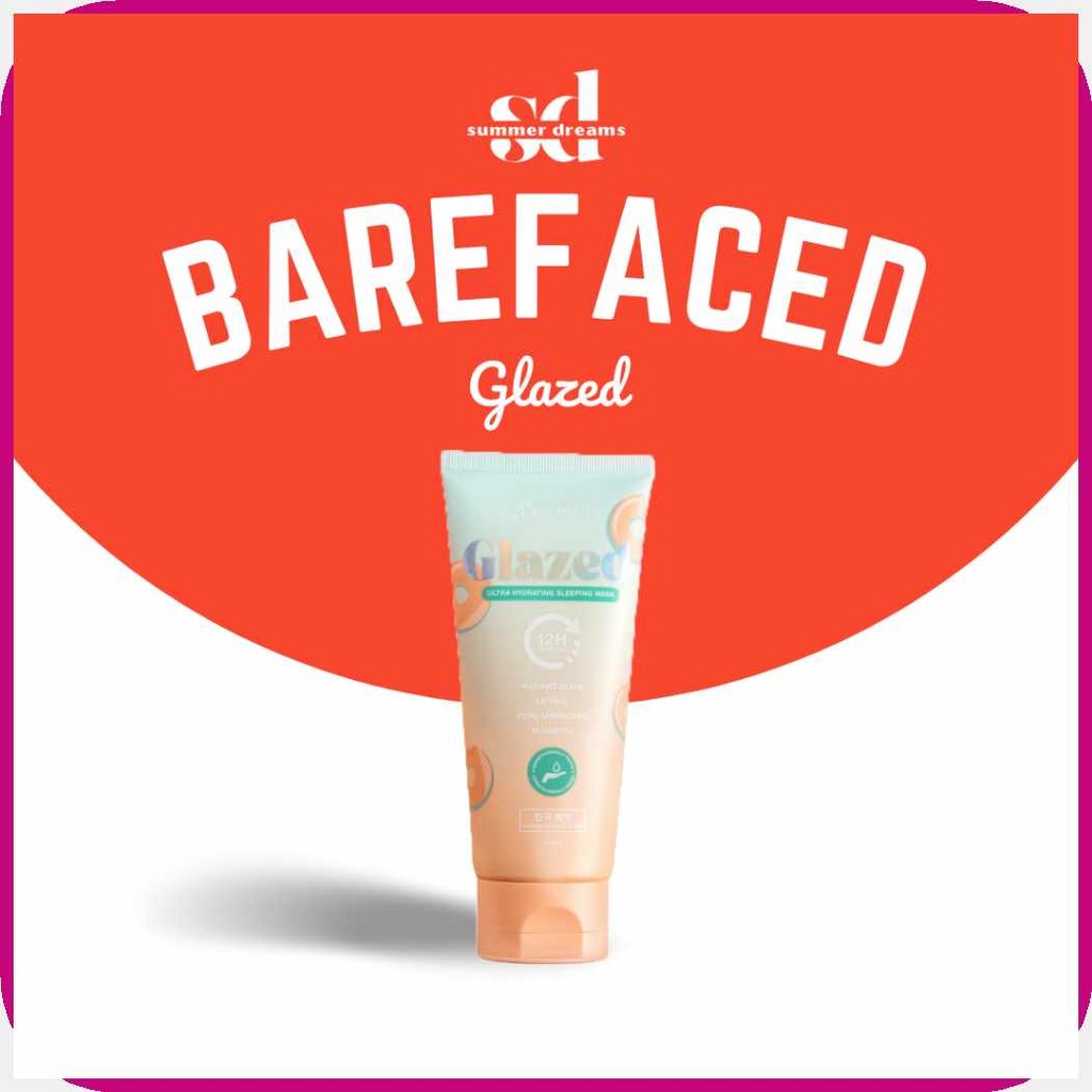 BAREFACED[D/Glazed[N]Ultra>Rk)Hydrating}IP)Sleeping}XD)Mask~bP*250g ...