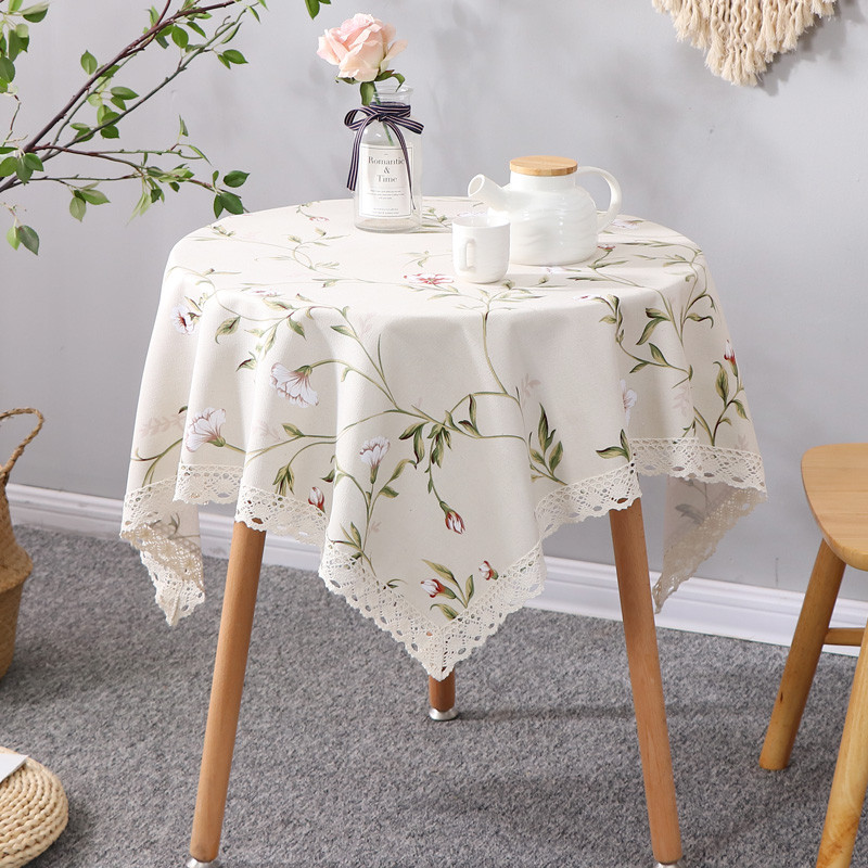Coffee Table Cloth Floral Tablecloth American Style ins Yiyuan Cloth ...
