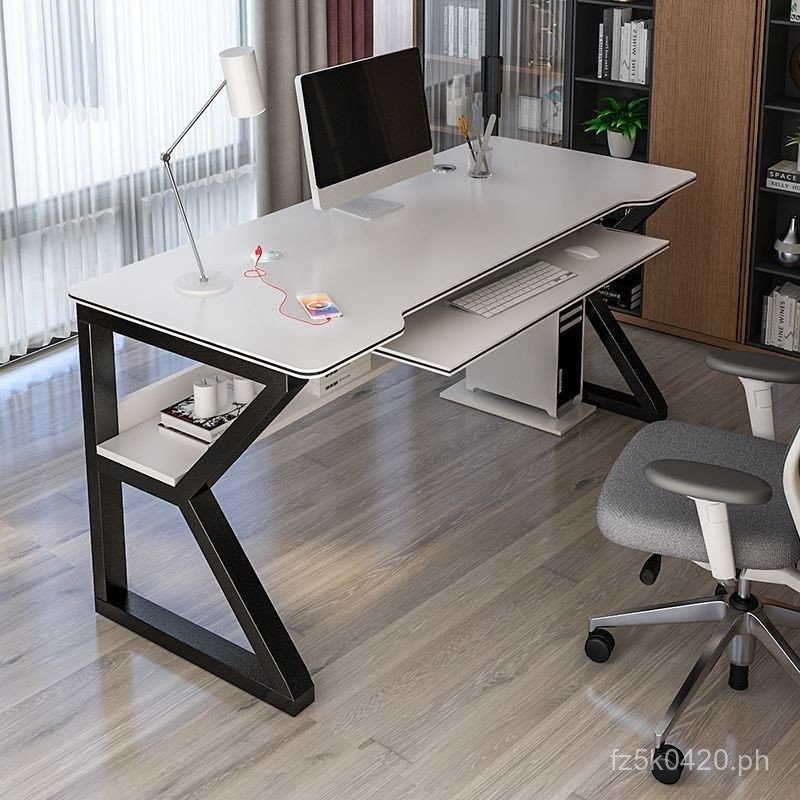 Home Writing Desk L38D Simple Rectangle Minimalist Desktop Office Desk ...