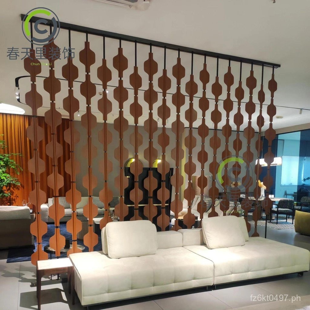 Screen Designer Model Hallway Sha Solution Screen Light Luxury Saddle ...
