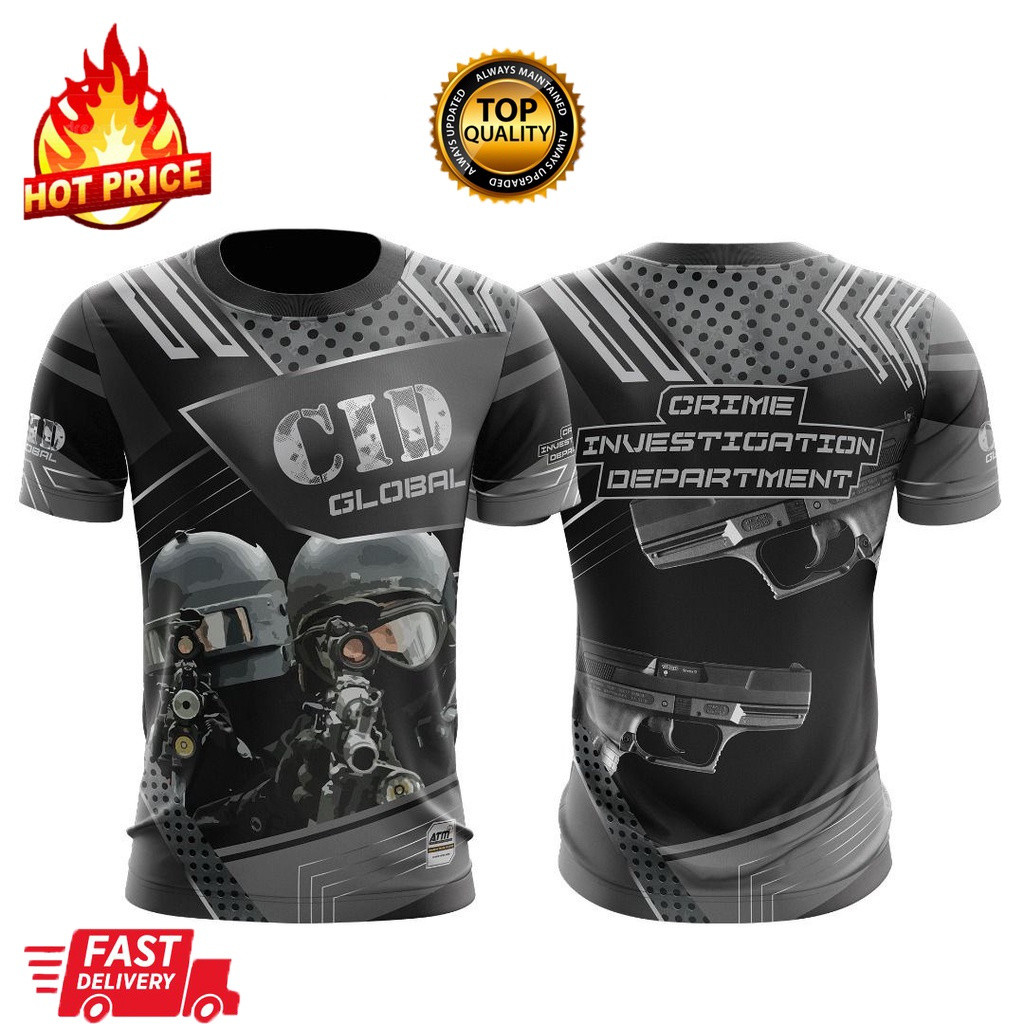 Tactical Sublimation Jersey Shirt For Men Cid Tactical T Shirt Design ...
