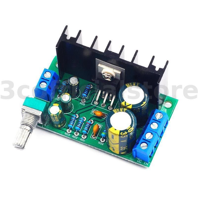 AOQDQDQD TDA2050 Mono Audio Power Amplifier Board Module DC/AC 12-24V ...