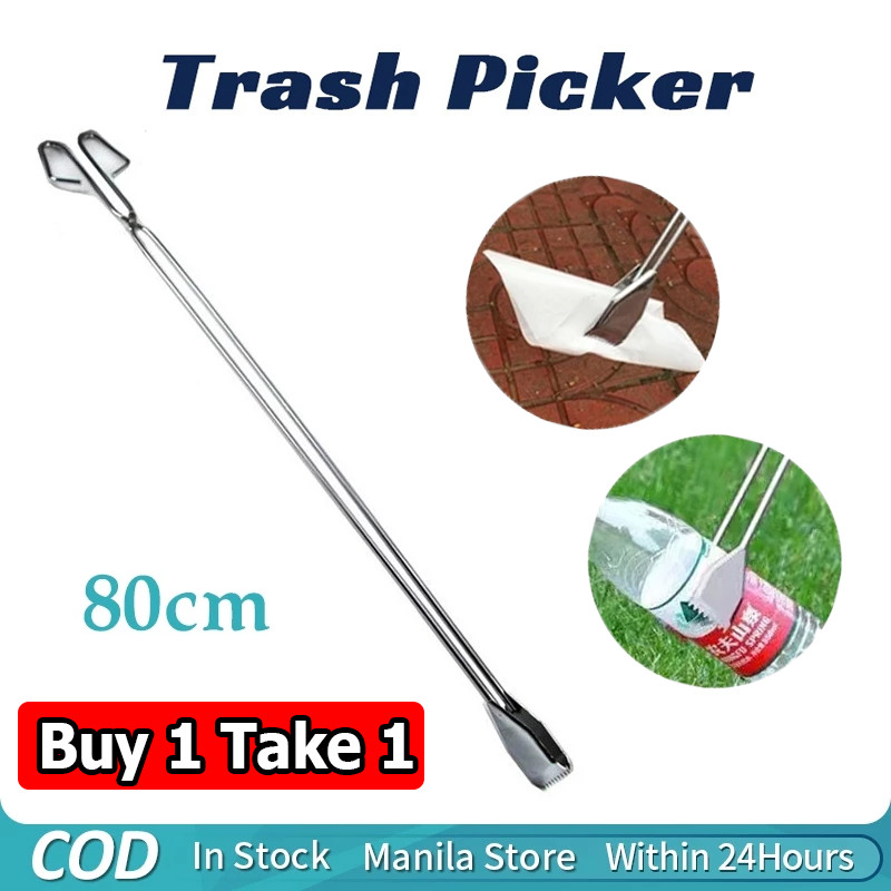 Trash Picker Heavy Duty Trash Picker Tool Metal Trash Garbage Pick Up ...