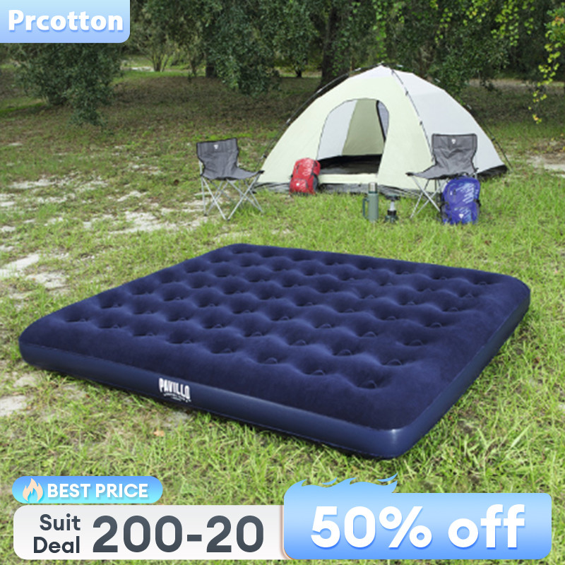 Air Bed Double Best Way Inflatable with pump Outdoor camping Portable ...
