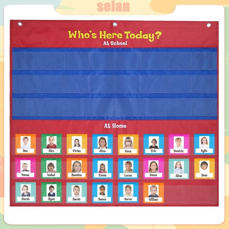 SEL Classroom Management Pocket Chart Classroom Preschool Attendance ...