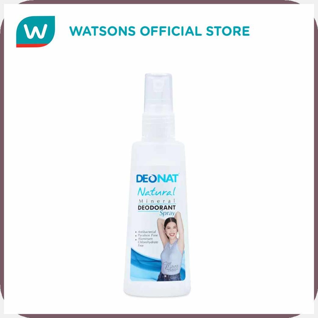 DEONAT>Sz)Mineral)Ts>Natural)oA>Deodorant)xb>Spray)Mx>100ml | Shopee Philippines