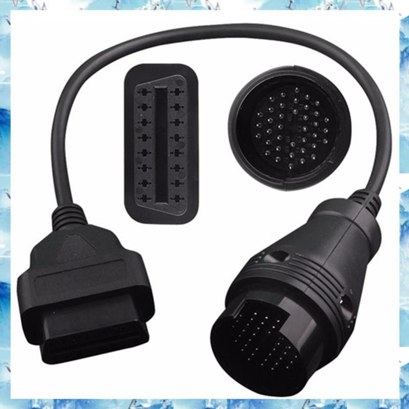 [F N A U] for Benz MB 38 Pin to 16 Pin OBD2 OBD II Diagnostic Adapter ...