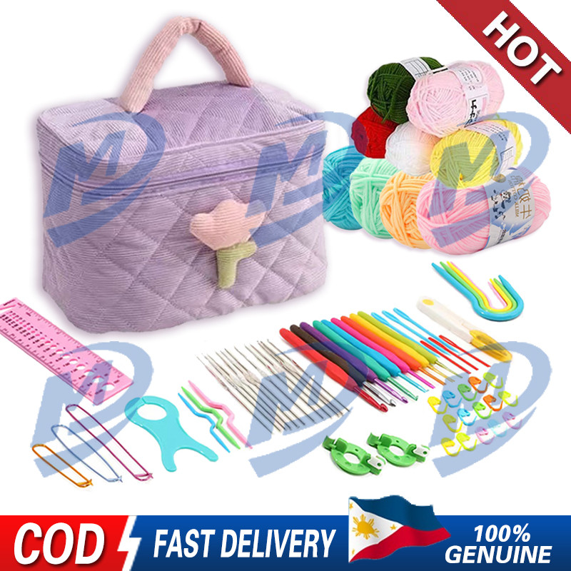 【2025 New】Crochet Storage Bag For Adults Knitting Starter Kit Adults ...
