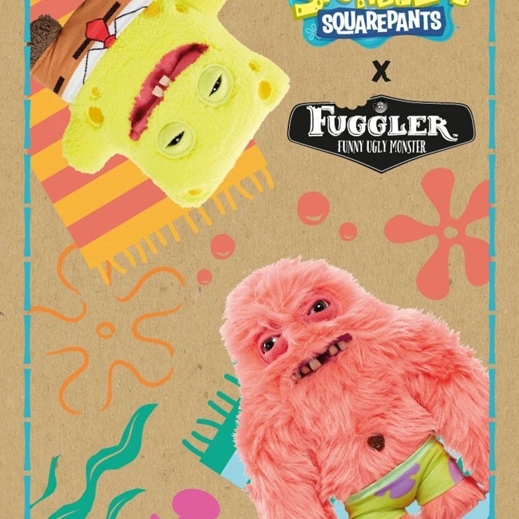 Fuggler SpongeBob SquarePants Official Co-Branded Dolls Playing Teeth ...