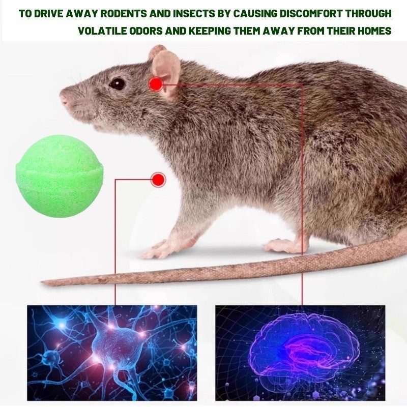 10/30/50Pcs Efficient Rat & Mouse Repellent Pills - Non-toxic Rodent ...
