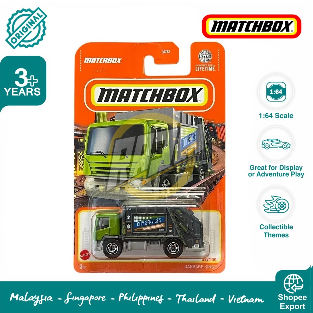 Matchbox Garbage King Gray | Shopee Philippines