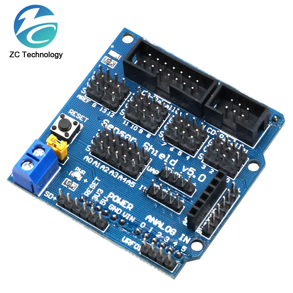 Sensor Shield V5.0 Expansion Board for Arduino Electronic Building ... Sensor Shield V5.0 Expansion Board for Arduino Electronic Building ...