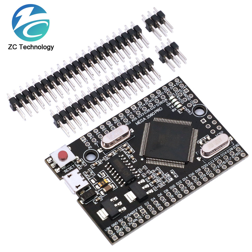 Mega 2560 PRO MINI 5V (Embed) CH340G ATmega2560-16AU with male ...