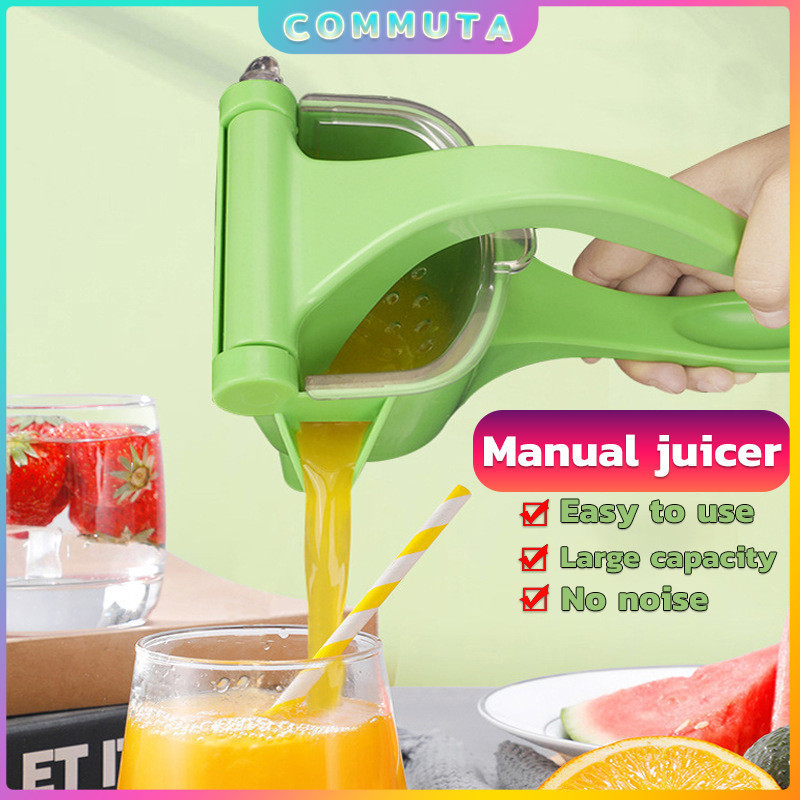 MM Plastic Green Manual Fruit Hand Press Citrus Extractor Machine ...