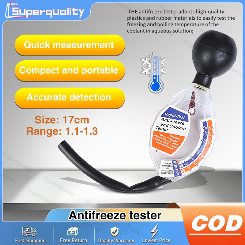 Antifreeze Coolant Tester Hydrometer Tester Automotive Antifreeze ...