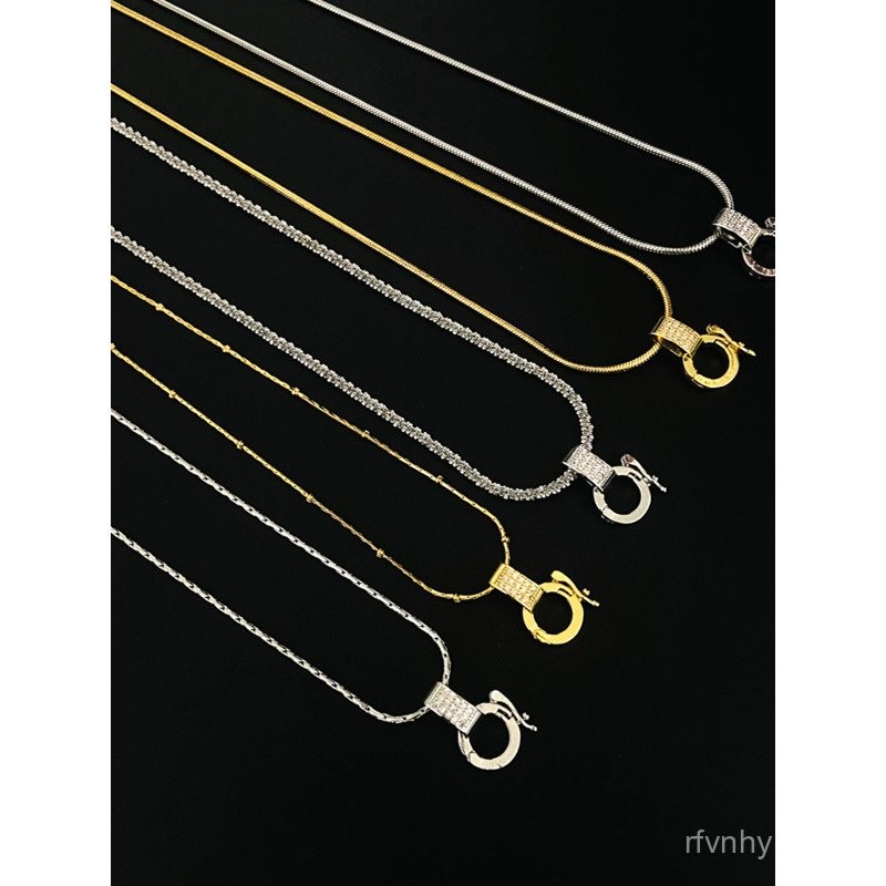 Thai Buddha Amulet Chain New Titanium Steel Color-Retaining Clavicle ...
