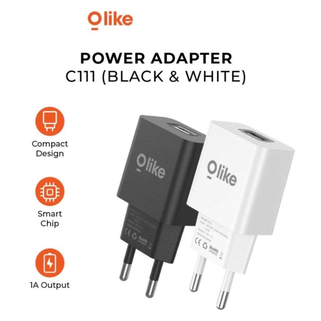 (RETAIL) Original Olike Charger Adapter Shell - C111Power Adaptor 1.A ...