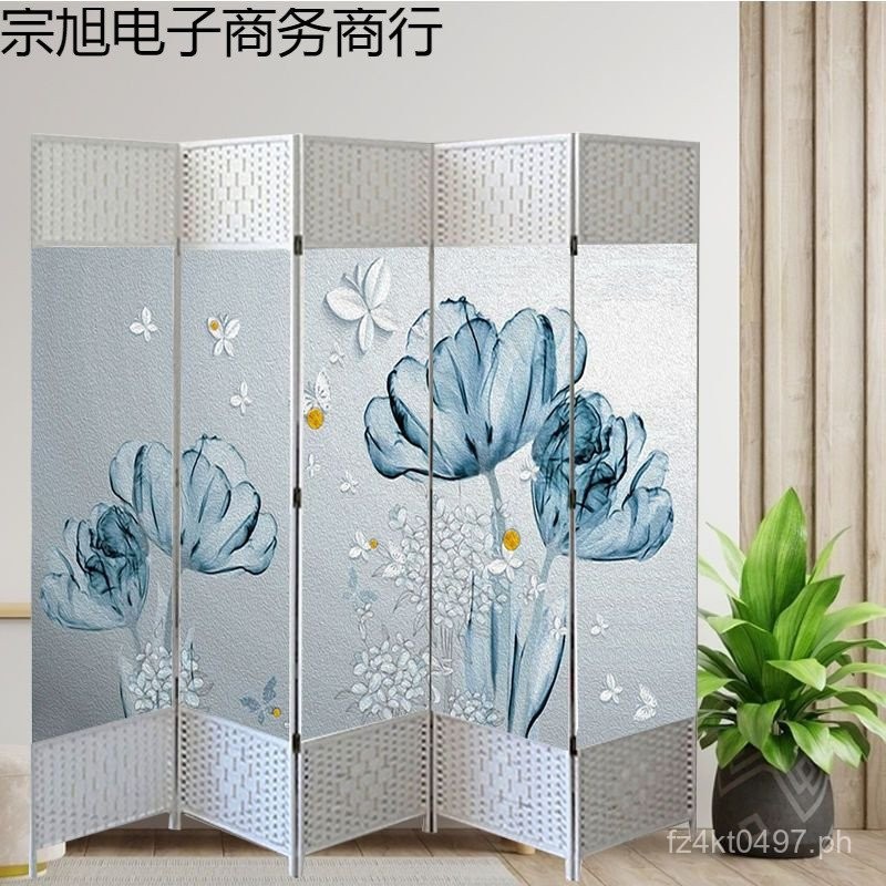 Folding Screen Partition Wall Screen Chinese Style Study White Entrance ...