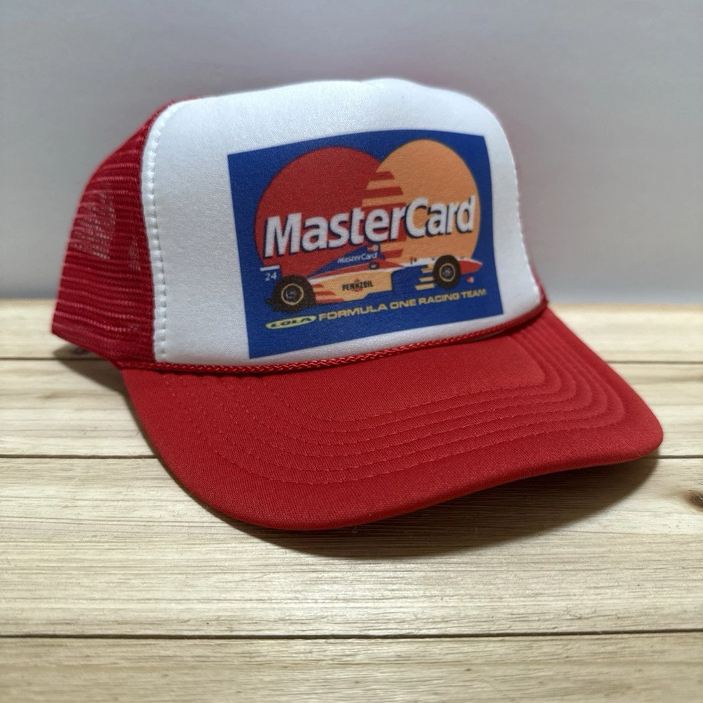 Vintage Lola Mastercard Hat Formula 1 Racing Trucker Hat | Shopee ...