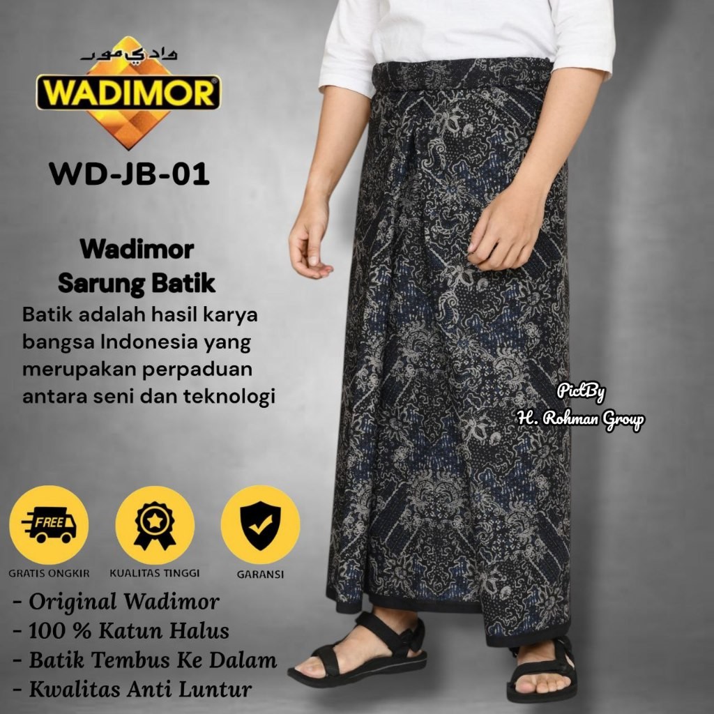 Wadimor Jawa Batik Gus Iqdam Wakanda Series Limited Edition Sarong WK02 ...