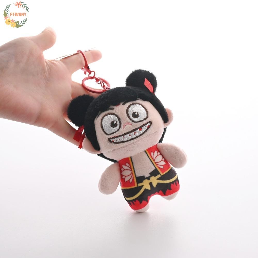 PEWANYZZ Anime Ne Zha 2 Keychain, Cartoon Plush Ne Zha Pendant ...