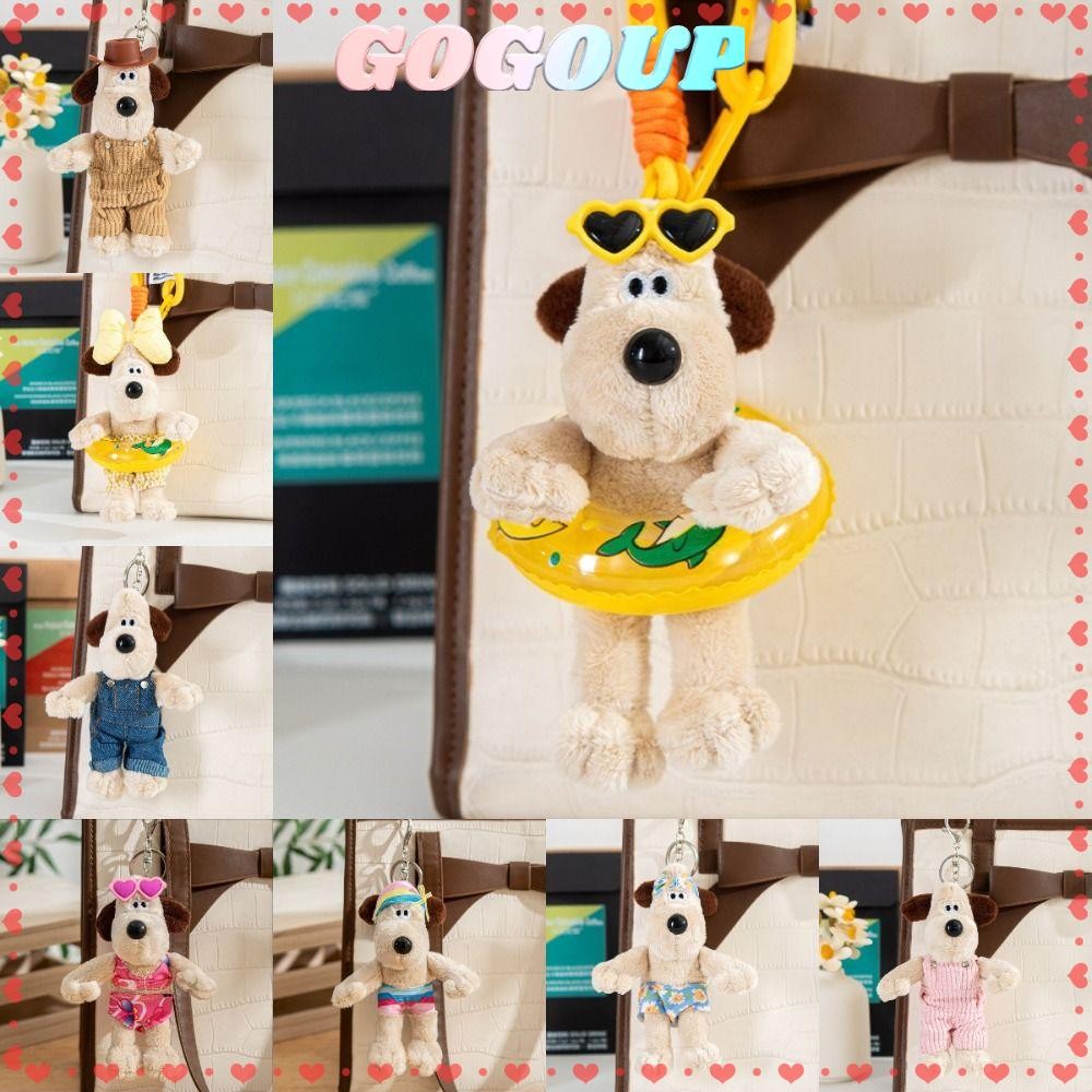 GOGOASDGRF Wallace and Gromit Plush Pendant, Swimming Suit Sunglasses ...